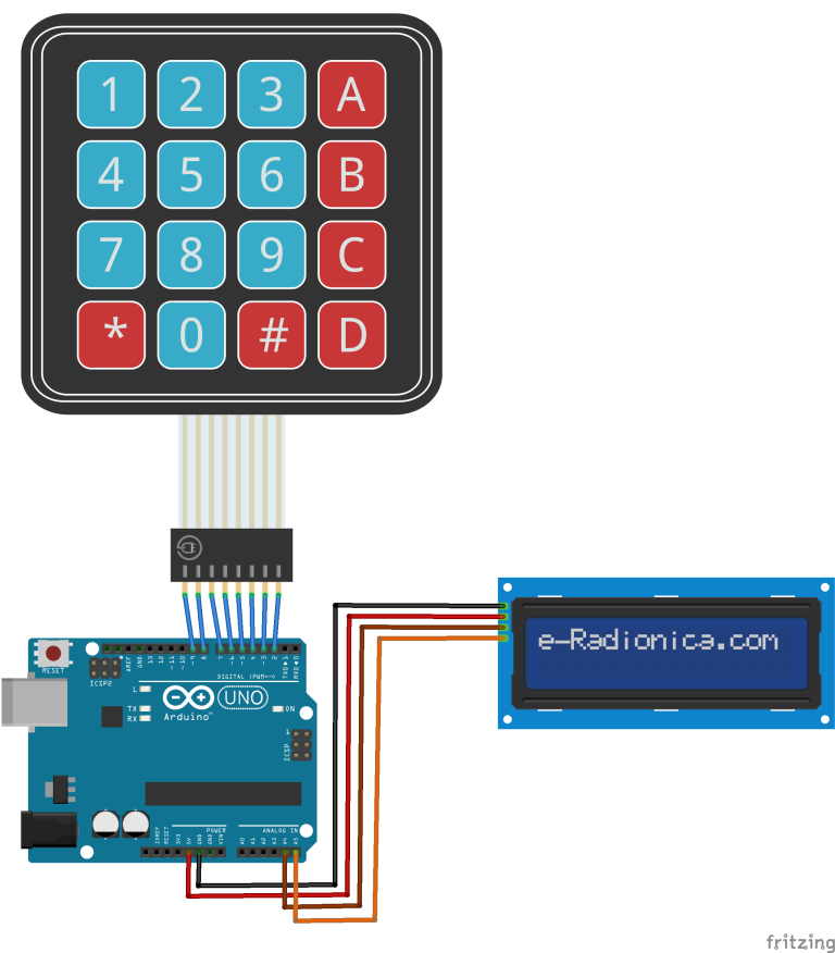 Tutorial Keypad 4×4 dan LCD 1602 Menggunakan Arduino Uno - Indomaker